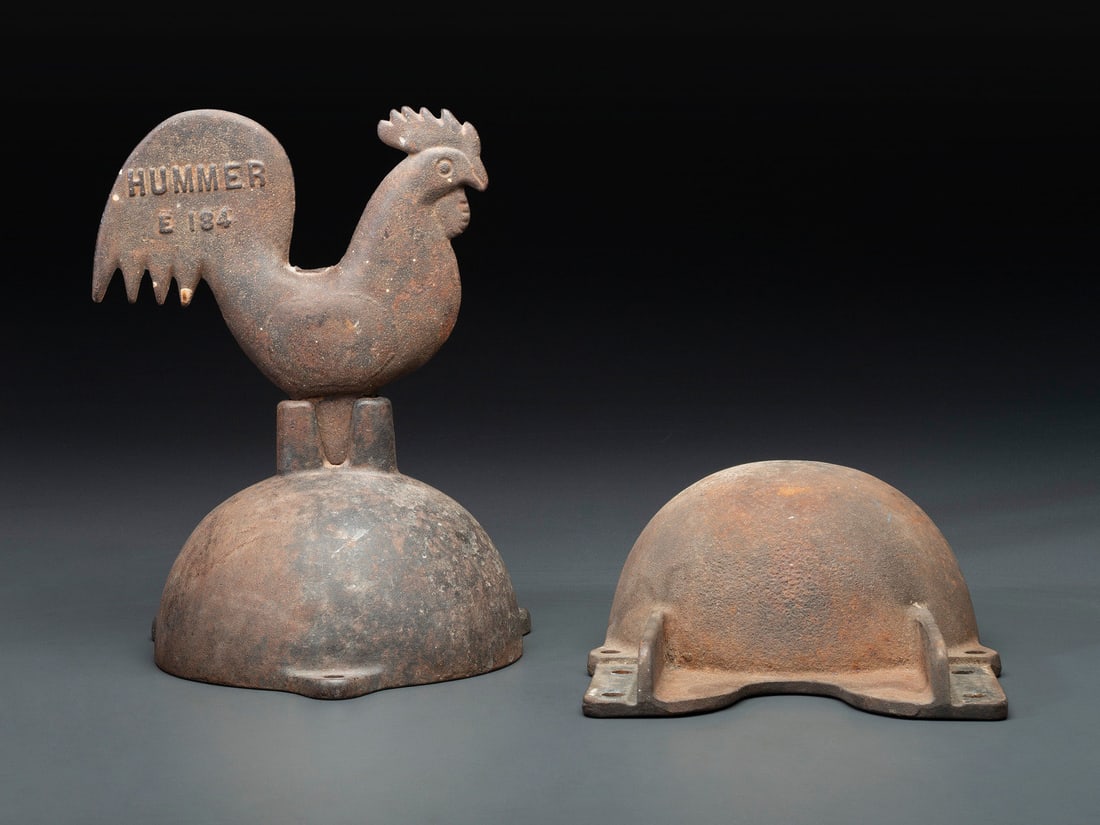A Hummer E184 Cast Iron Windmill Weight Auction
