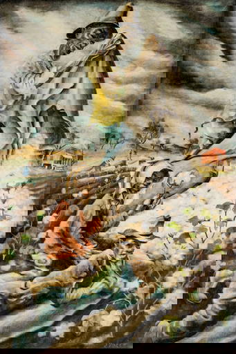 Joseph Paul Vorst (american, 1897 1947) White Gold, C. 1938