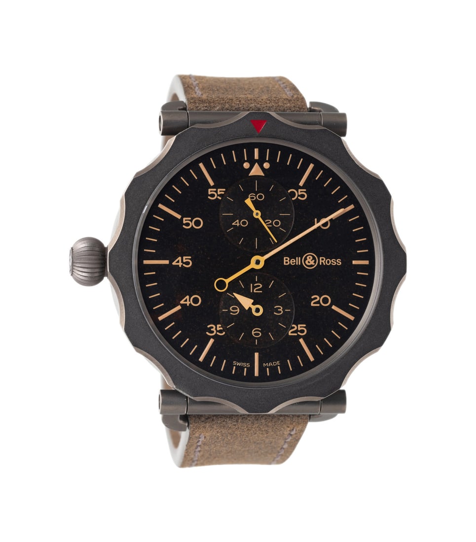 Bell & Ross, Ref. Br Ww2-71 Stainless Steel 'vintage Ww2 Régulateur ...