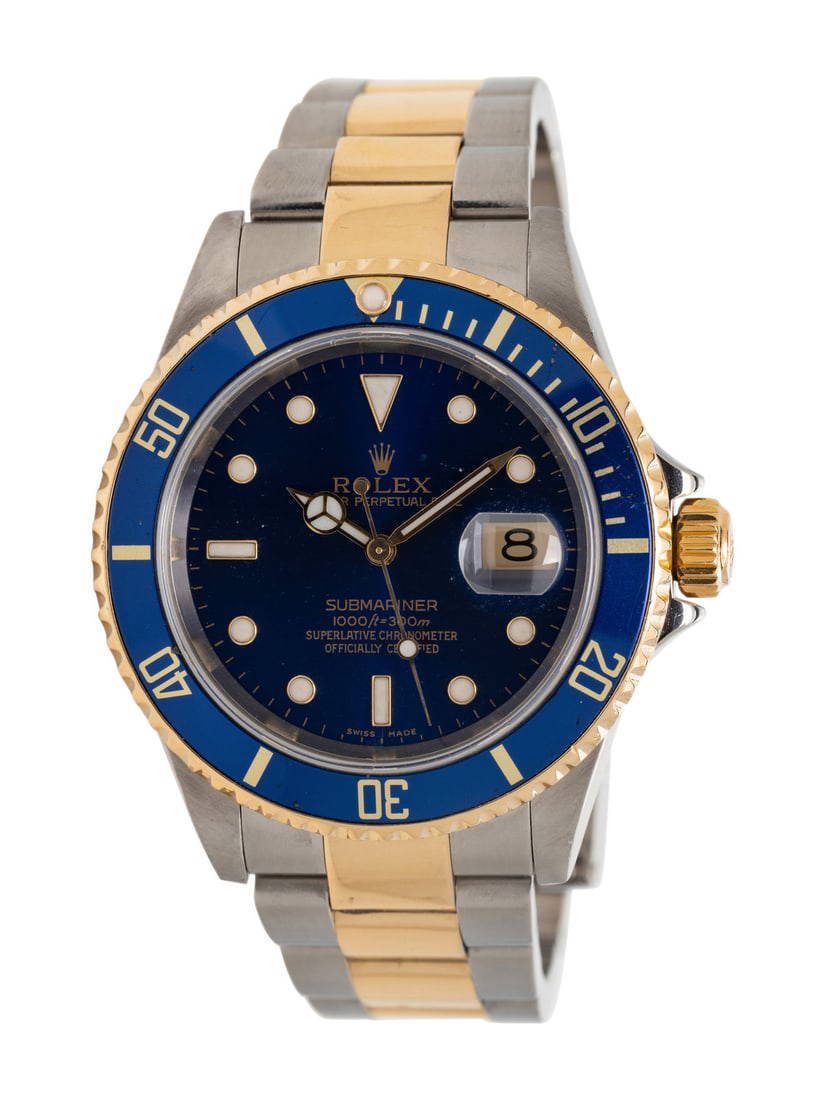 Rolex, Ref. 11613 Stainless Steel And 18k Yellow Gold 'submariner ...