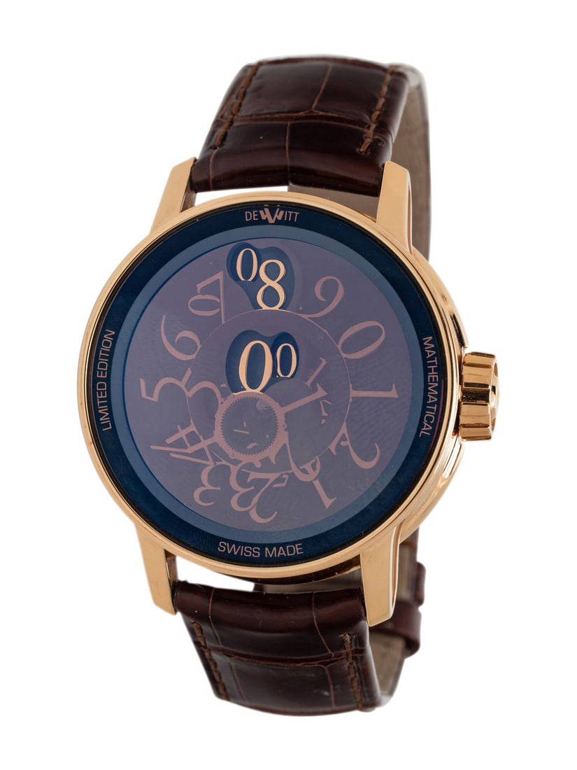 Dewitt, 18k Rose Gold 'academia Mathematical' Watch Auction