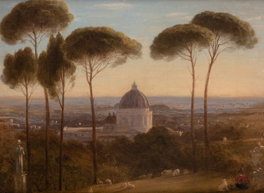Charles Lock Eastlake (british, 1833-1906) View Of St, Peter's, Rome ...