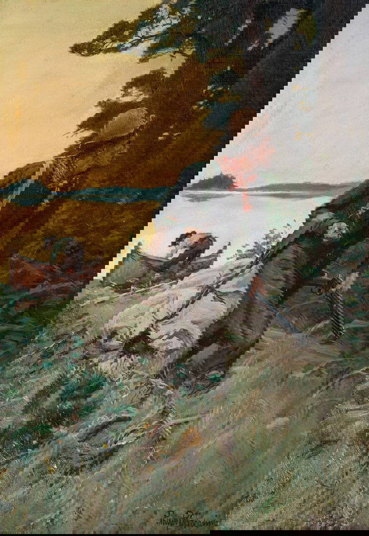 Philip Russell Goodwin (american, 1881-1935) Making For Camp Auction