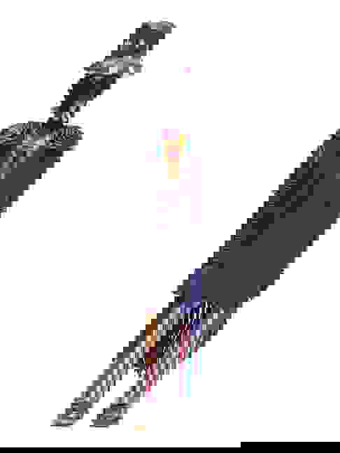 A Folk Art Painted String, Papier Mache And Hair Uncle Sam Figure Auction