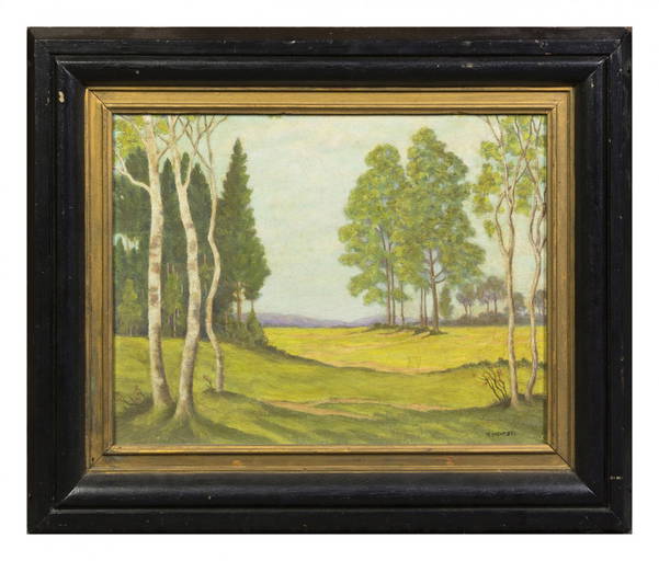 H. Mentzel, (20th Century), Through The Trees