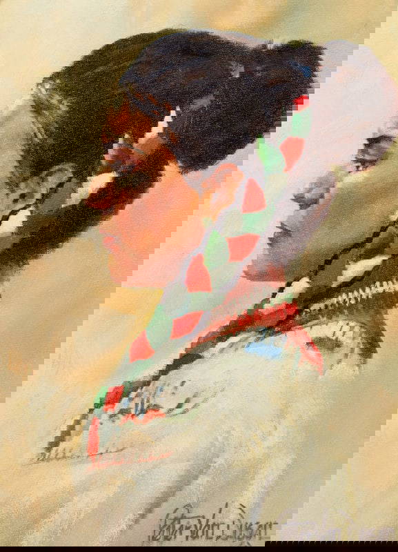 Peter Van Dusen (american B. 1929) Beautiful Contessa Auction