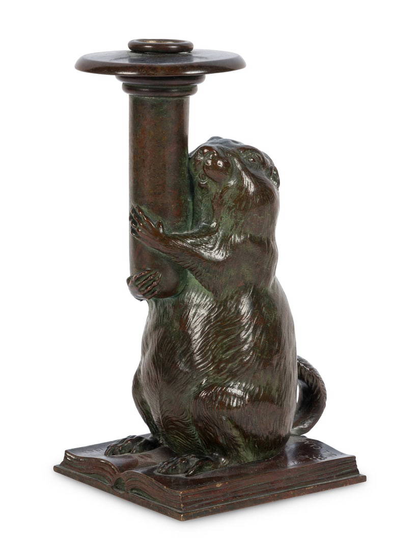 Tiffany Studios American, First Half 20th Century Rowfant Club Bronze ...