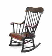 Southern painted windsor rocking chair - Nov 23, 2013 | Wooten & Wooten ...