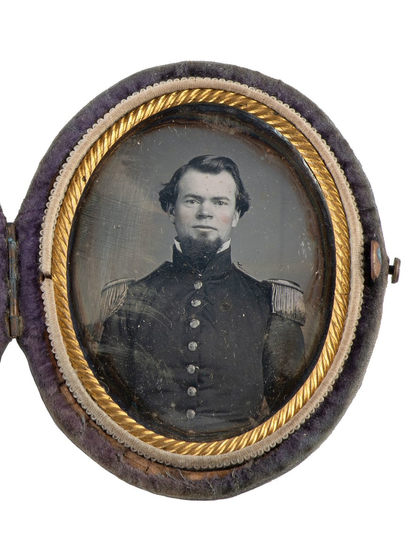 [civil War Mcpherson, James B. (1828 1864)]. Ninth Plate Daguerreotype ...