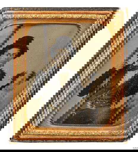 [civil War]. Sixth Plate Antebellum Ambrotype Of Taliaferro "tally ...