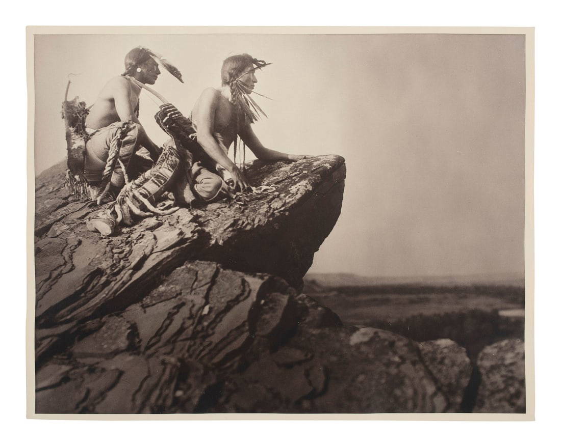 [native Americans]. Reed, Roland (1864-1934), Photographer. A Group Of ...
