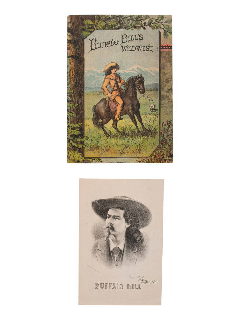 [wild West Shows]. Buffalo Bill's Wild West Program And Insert For 1884 ...