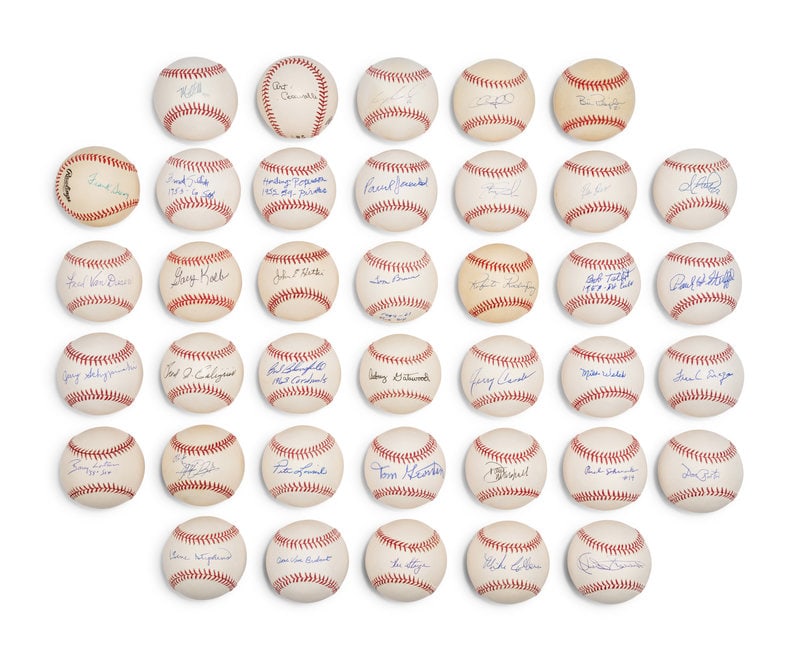 Bases Loaded Signed Autograph Baseball Group No. 11 Auction