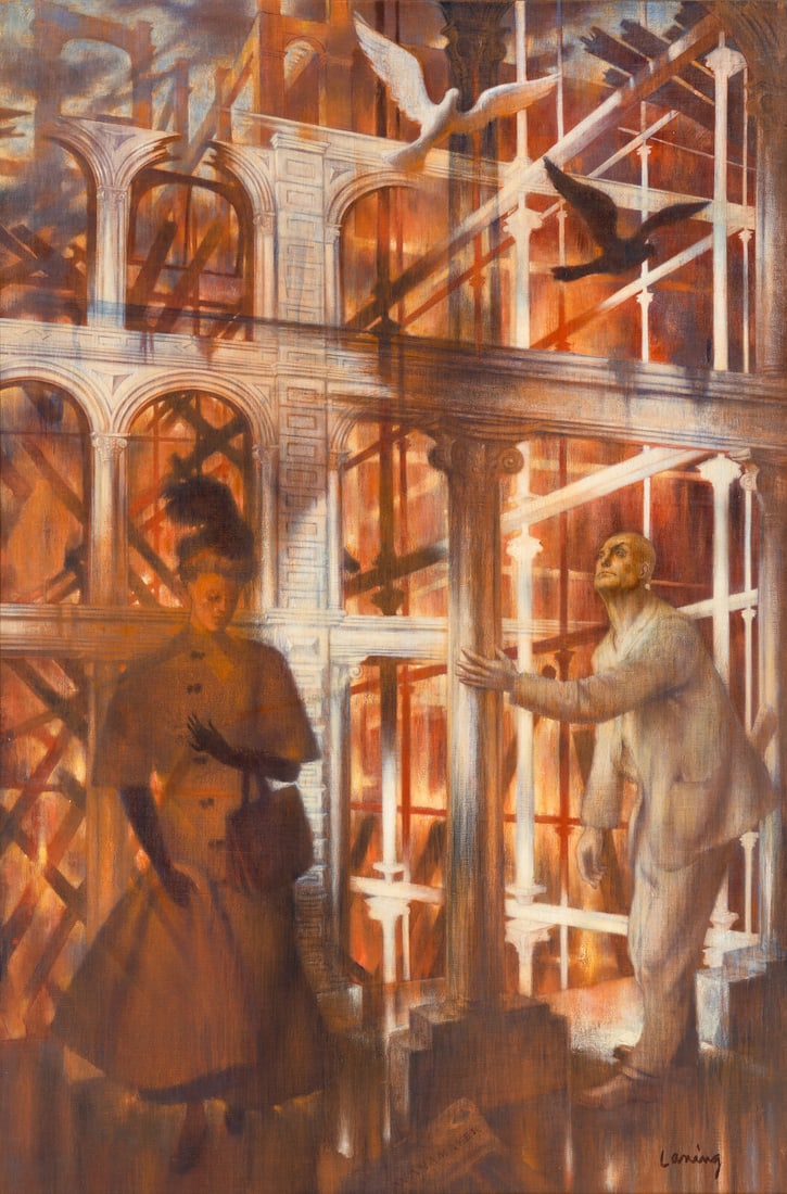 Edward Laning (american, 1906-1981) Formerly A. T. Stewart And Co. Auction