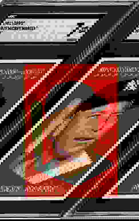 A 1961 Topps Mickey Mantle Mvp Baseball Card No. 475 (sgc 7 Nrmt) Auction