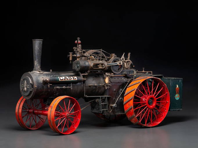 A Case Scale Model Steam Tractor