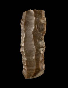 Five Paleolithic Flint Hand Axes Auction