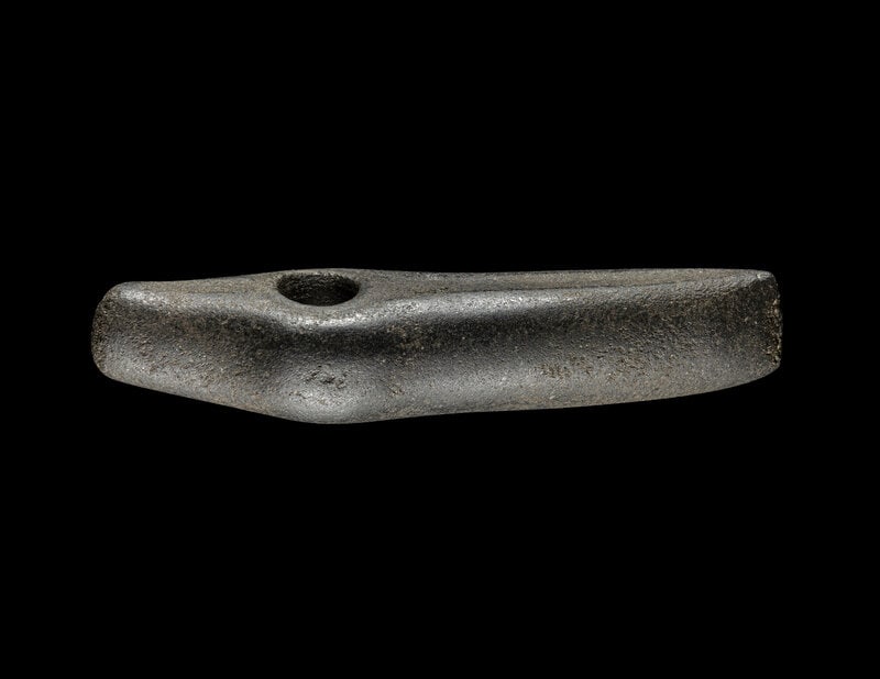 A Neolithic Basalt Battle Axe Auction