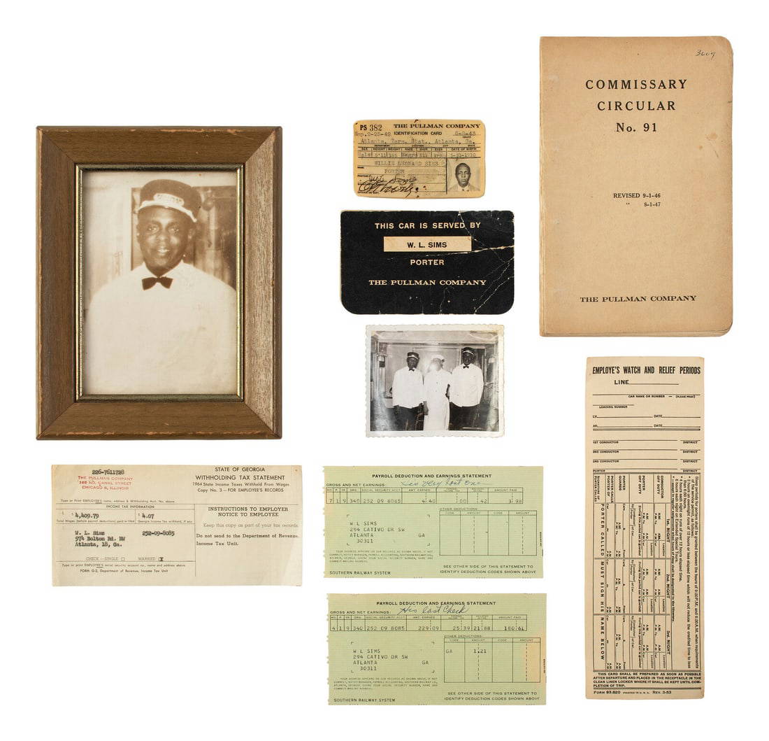 [occupational]. Pullman Porter Collection Identified To Willie Leonard ...
