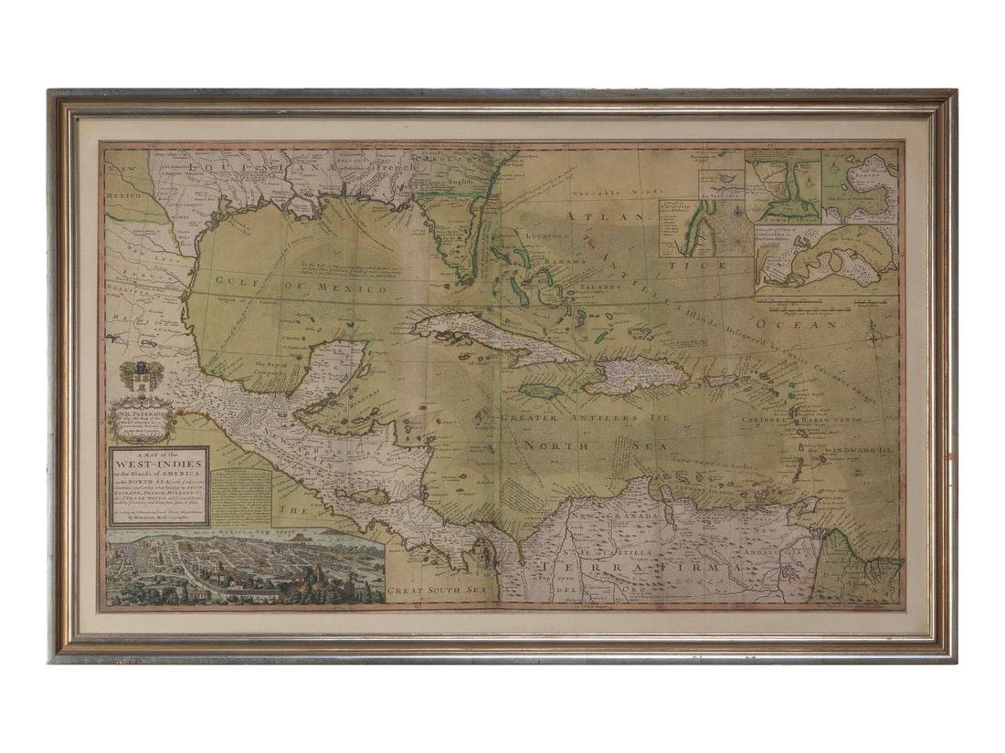 Moll, Herman (1654-1732). A Map Of The West-indies Or The Islands Of ...