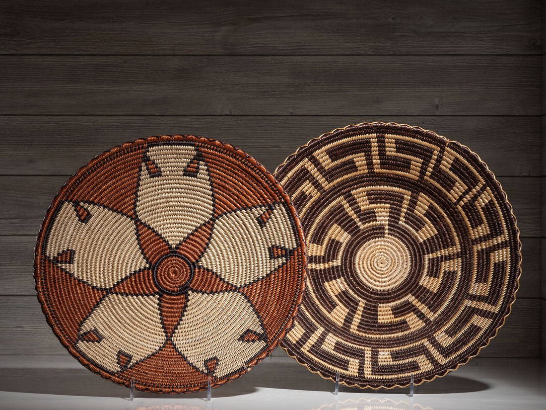 Fannie King (diné, B. 1946) Navajo Baskets Auction
