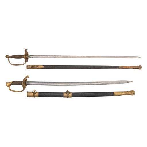 Two Presentation Swords To Lieutenant And Colonel (general) Gershom ...