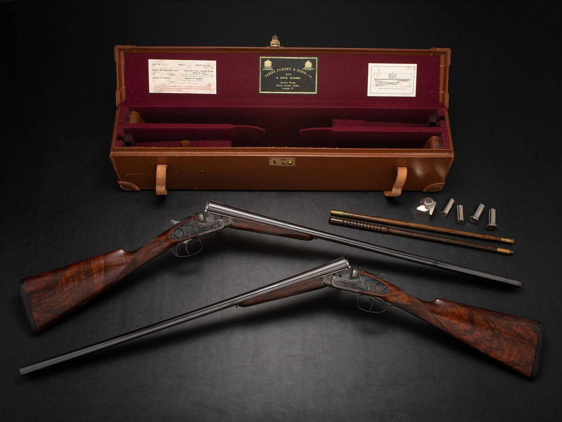 **a Pair Of Consecutively Numbered James Purdey & Sons 20 Bore Sxs ...