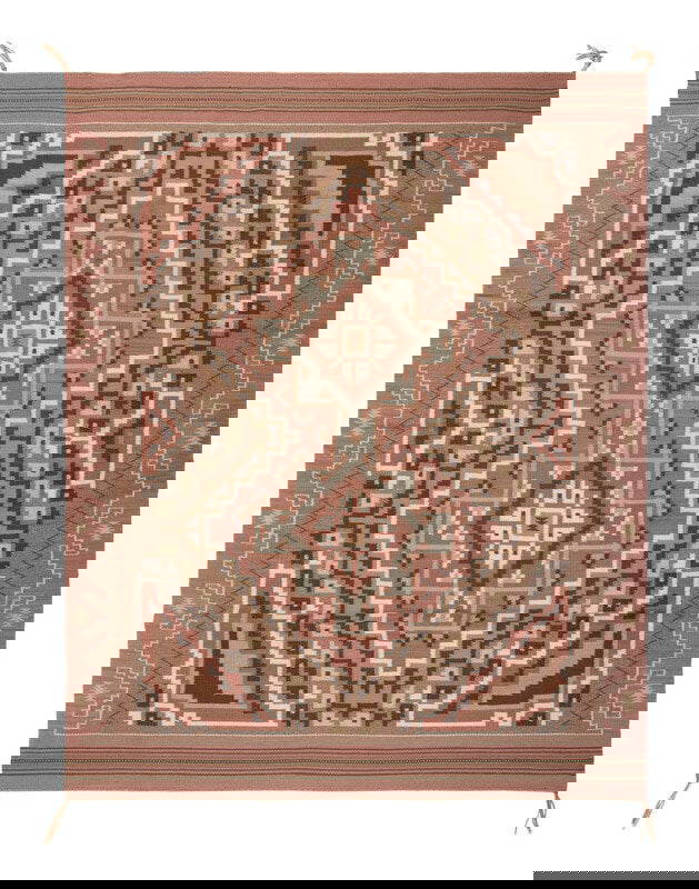 Ruth Nelwood (diné, 20th Century) Navajo Burntwater Weaving / Rug Auction