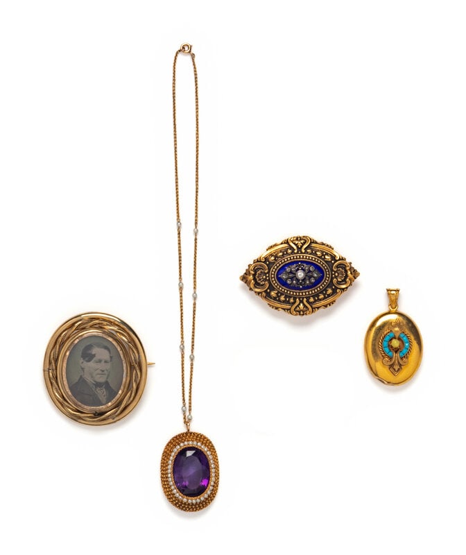 Collection Of Antique Jewelry Auction