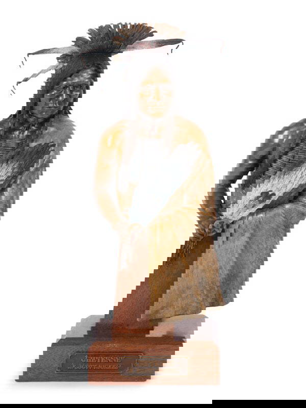 R. Scott Nickell (american, B. 1958) Cheyenne, Edition 10/12, 1991 Auction