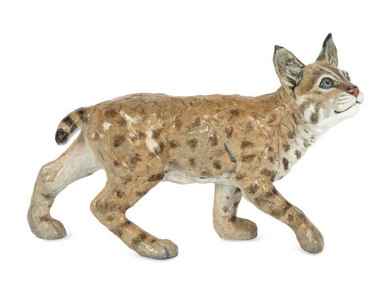 Jim Eppler (american, B. 1950) Bobcat, Edition 32/50 Auction