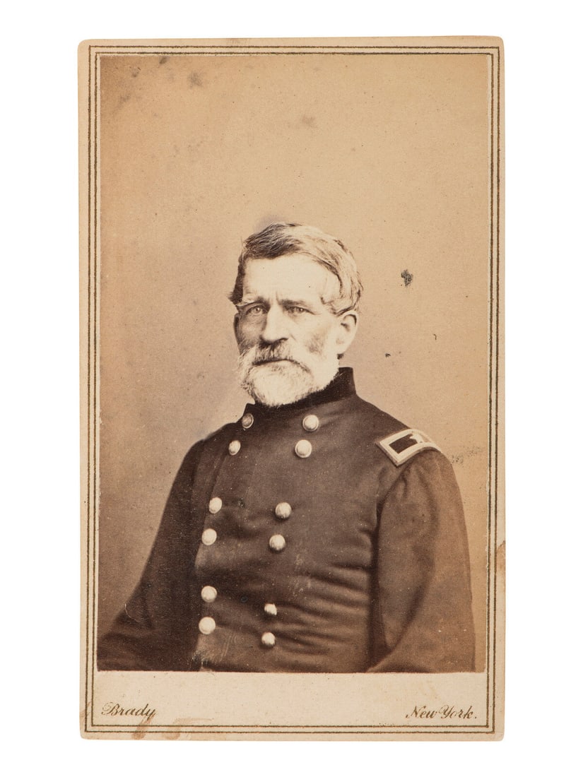 [civil War - Gettysburg]. Cdv Of General Lysander Cutler. New York ...
