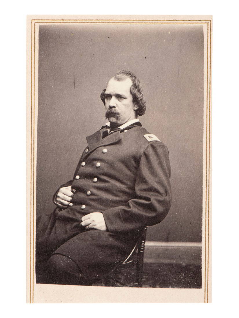 [civil War - Gettysburg]. Cdv Of General John Henry Hobart Ward, Kia At ...
