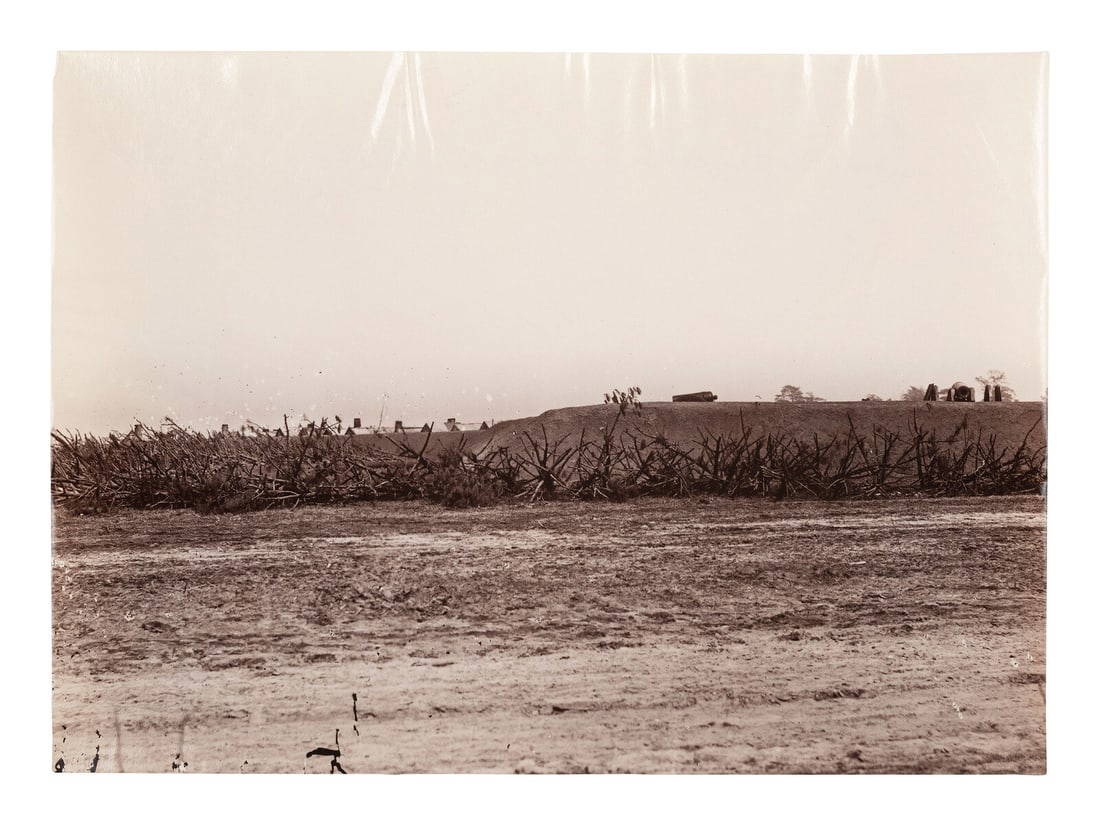 [civil War]. Photographer Unknown. Fortifications At City Point ...