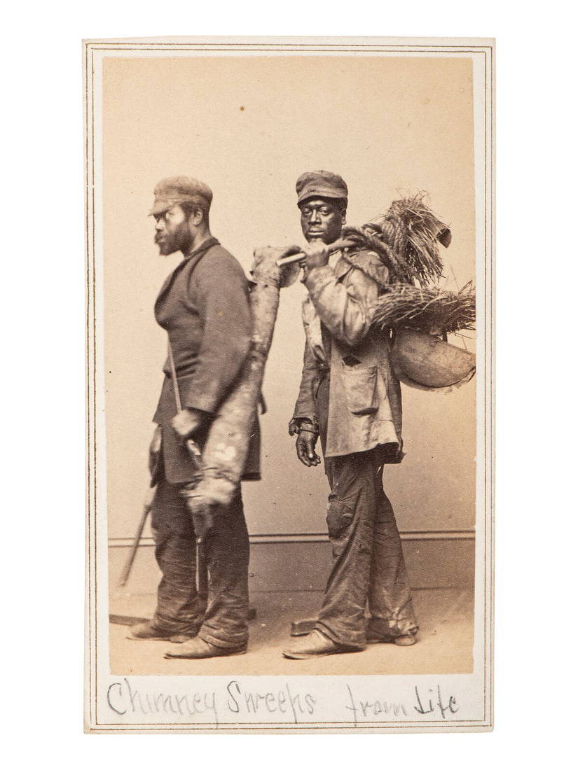 [african Americana - Early Photography]. Chimney Sweeps From Life. New ...