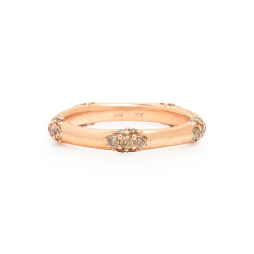 Anna Sheffield, Rose Gold And Diamond 'celestine' Ring
