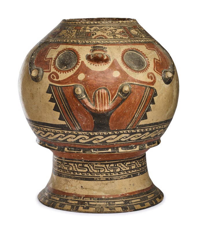 A Choratega Polychrome Effigy Vessel Auction