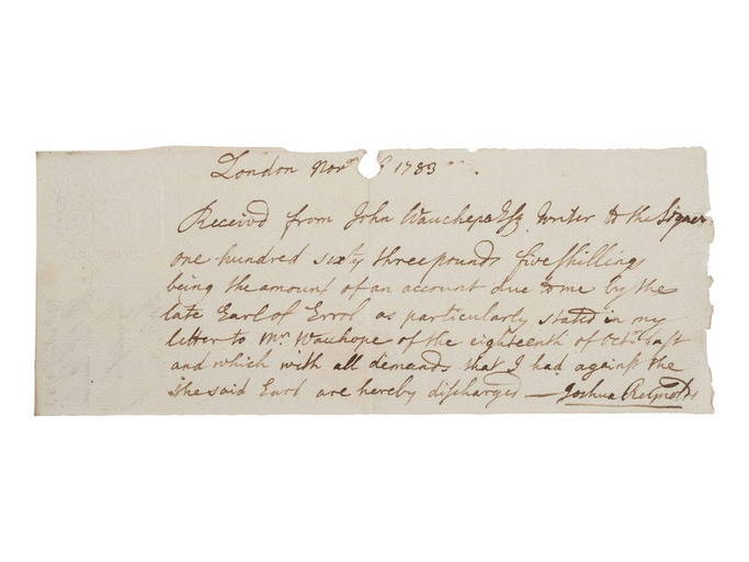 [autographs]. Signatures Of British Notables, Including Reynolds, Hardy ...