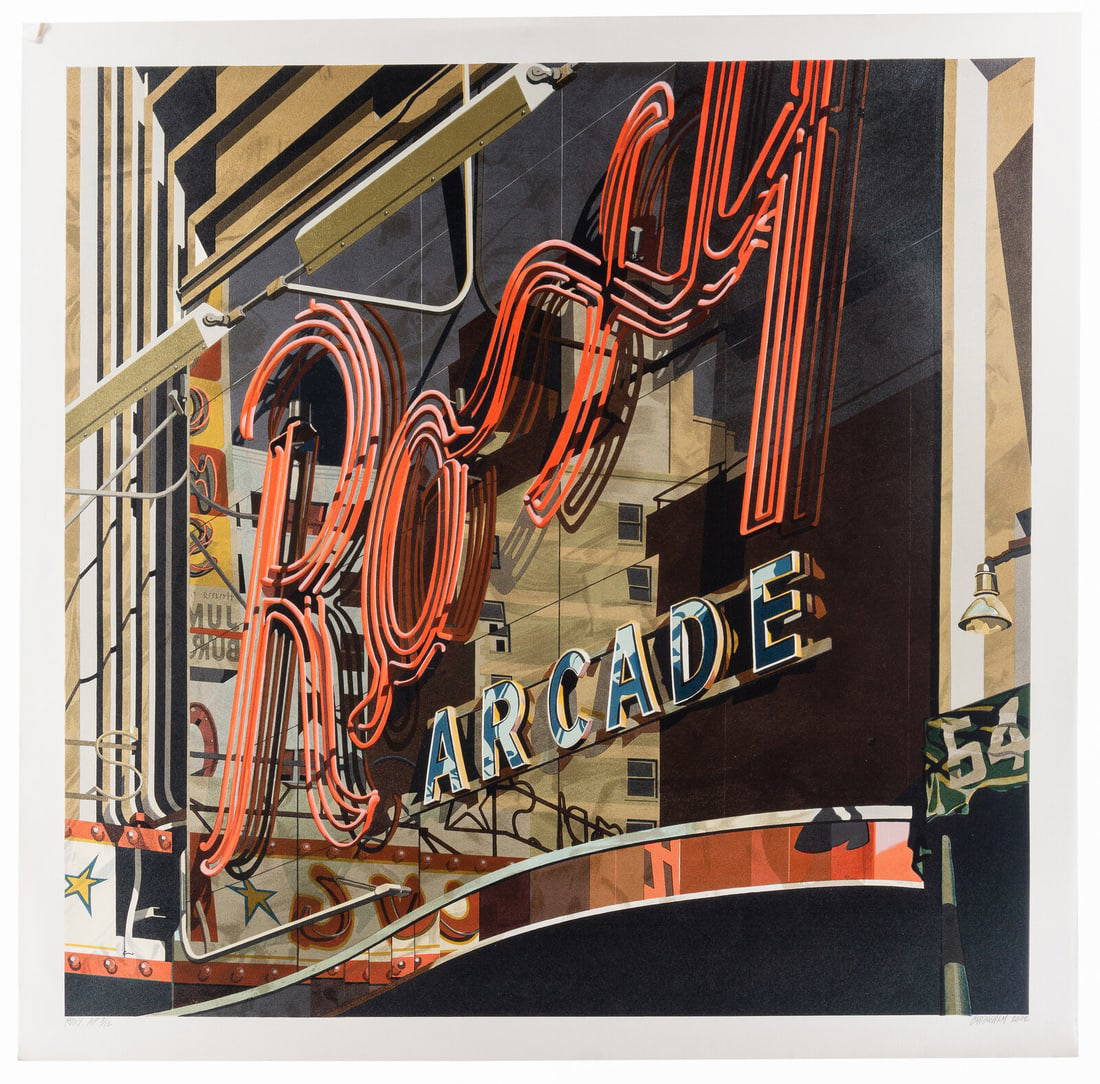 Robert Cottingham (american, B. 1935) Roxy, 2002 Auction