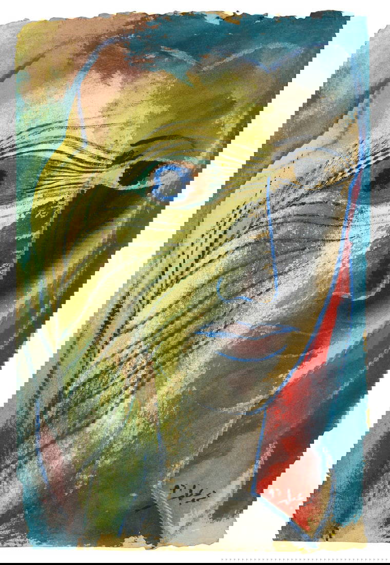 Mohamed Abla (egyptian, B. 1953) Eye Of The Peacock, 1997 Auction