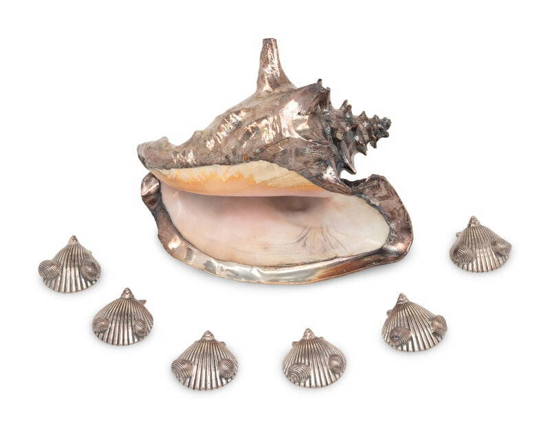 A Silver Plated Conch Shell Auction