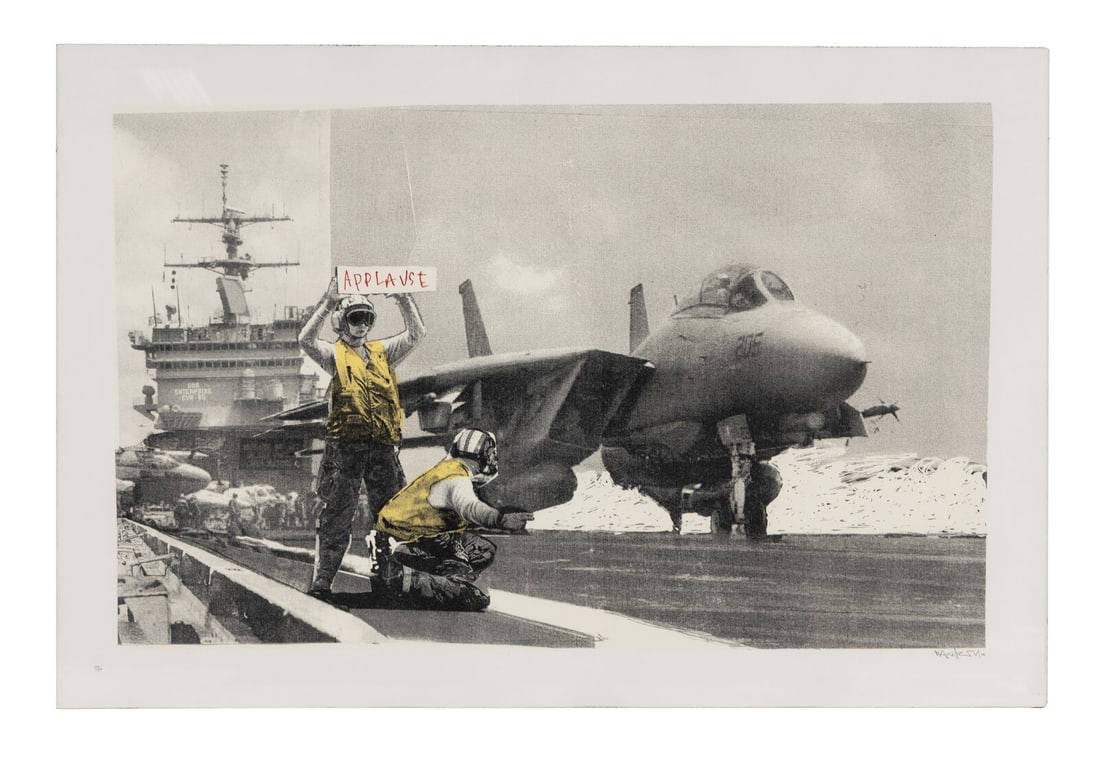 Banksy (british, B.1974) Applause, 2006 Auction