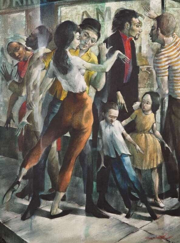 Raymond Howell (american, 1927-2002) North Beach, 1961 Auction