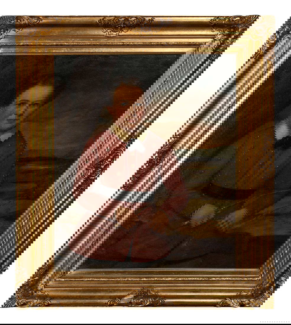 John Bisbee (american, 19th Century) Portrait Of Isaac Sheldon, 1849 ...