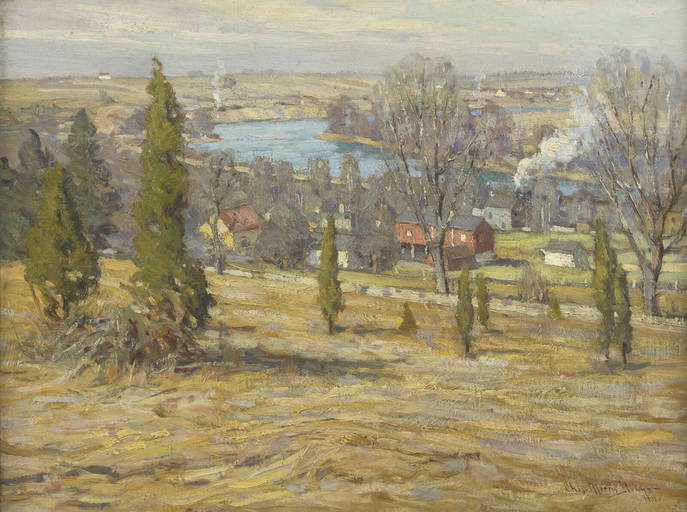 Charles Morris Young (american, 1869 1964) Valley Forge, C. 1911