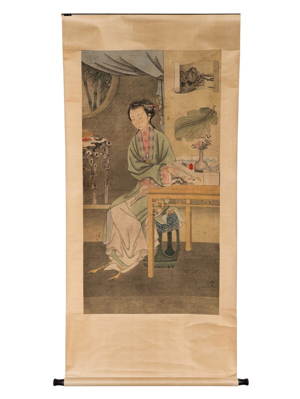 Attributed To Leng Mei 1669 1742 冷枚(款,1669 1742) Auction