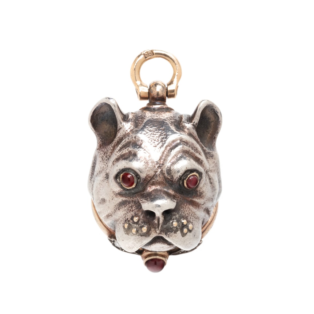 Russian, Multigem Bulldog Charm Auction