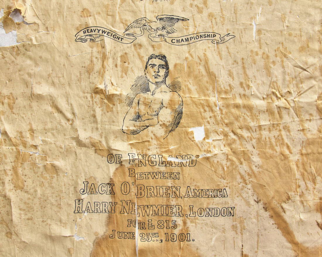 [boxing] [o'brien, Jack] Rare Boxing Silk - Mar 27, 2025 | Freeman's ...