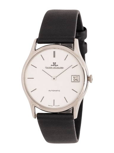 Jaeger Lecoultre, Stainless Steel Watch With Date And Jlc Buckle