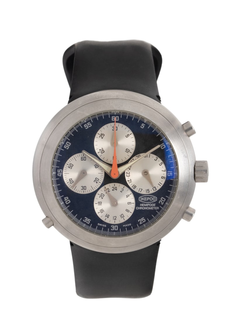 Ikepod, Stainless Steel 'hemipode Chronometer' Watch, Box & Papers Auction